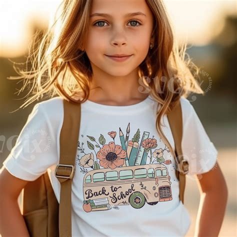 Back To School Boho Floral Png Svgix