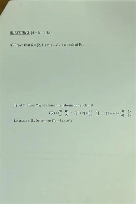 solved question 3 4 6 ﻿marks a ﻿prove that