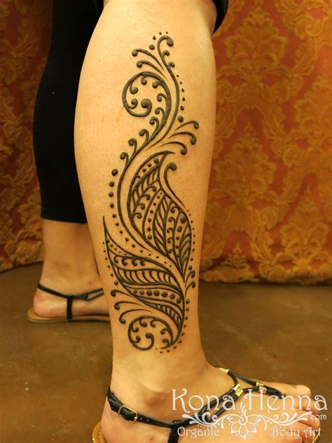 Simple Henna Tattoo Designs For Legs You Tattoo