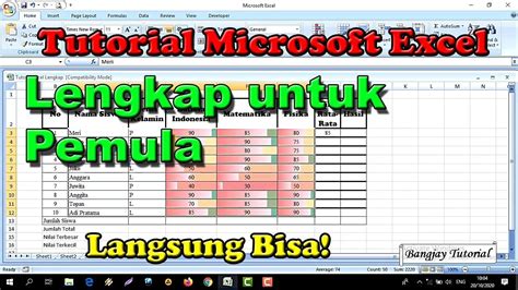 Tutorial Belajar Microsoft Excel Lengkap Untuk Pemula Yang Harus Dikuasai Microsoft Excel