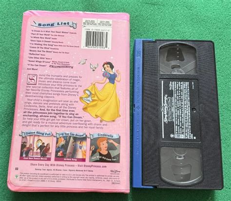 Disney Princess Sing Along Songs Vol 1 Once Upon A Dream Vhs Free