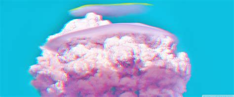 Glitch Pink Nuke Explosion Aesthetic 4k Uhd Wallpaper For Ultrahd Desktop And Tv Widescreen