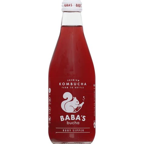 Babas Bucha Kombucha Premium Ruby Sipper 12 Oz Delivery Or Pickup