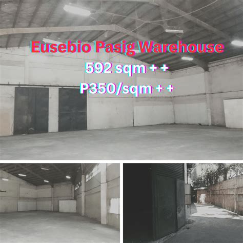 Pasig Eusebio Warehouse One For Lease Commercial Property 🏭 February