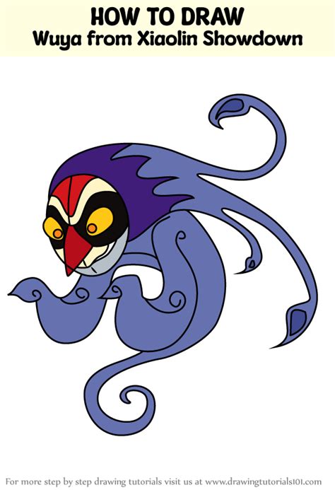 How To Draw Wuya From Xiaolin Showdown Xiaolin Showdown Step By Step