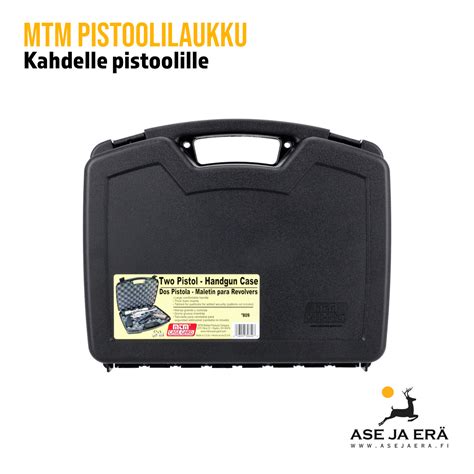 Mtm 809 40 Pistoolilaukku 2 Aselle Handgun Case Käsiasekotelo