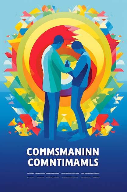 Premium Photo Poster Of Colors Of Compassion Vibrant Colors