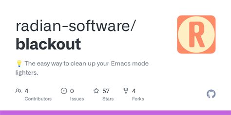 Github Radian Softwareblackout 💡 The Easy Way To Clean Up Your Emacs Mode Lighters