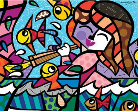 Solve Neptunes Daughter By Romero Britto Jigsaw Puzzle Online With 154