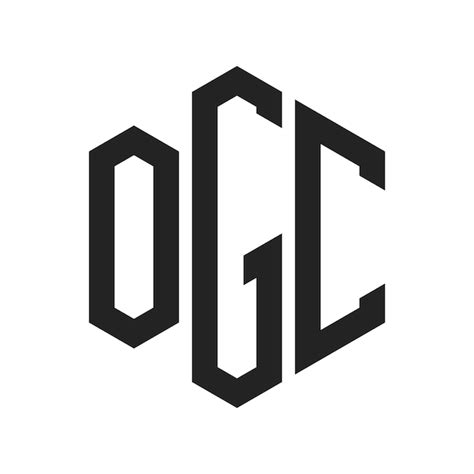 Premium Vector Ogc Logo Design Initial Letter Ogc Monogram Logo Using