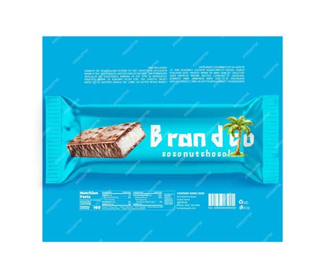 Premium Vector Chocolate Wafer Packaging Design