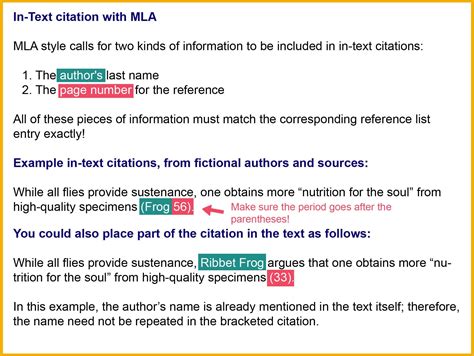 Complete Guide To Mla In Text Citations One Step With A Citation