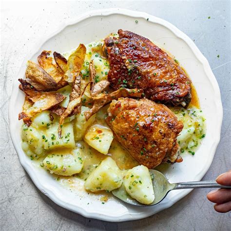 Crispy Chicken And Potato Salad Mob