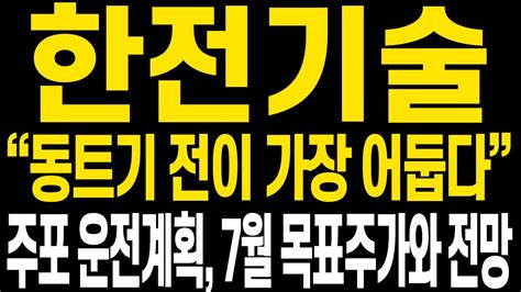 한전기술 주가전망 현 주가 상황과 전망에 대해 명확히 보세요 불안하고 위태로워보이는 차트지만 세력의 운전계획에 대해 꼭