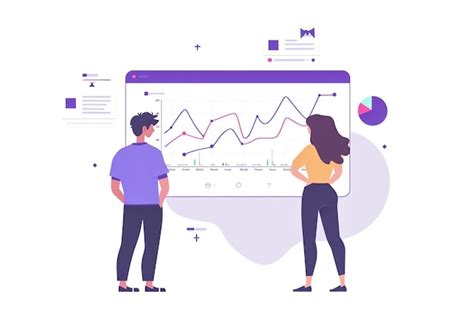 Premium Photo Professionals Analyzing Charts On Computer Monitor