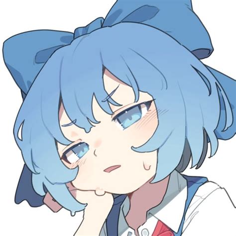 Cirno Icon Touhou In 2025 Character Art Profile Picture Cute