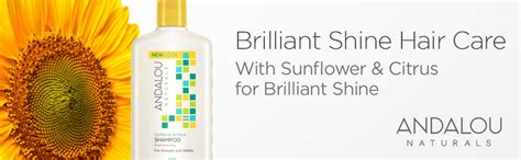 Andalou Naturals Sunflower And Citrus Brilliant Shine Hair