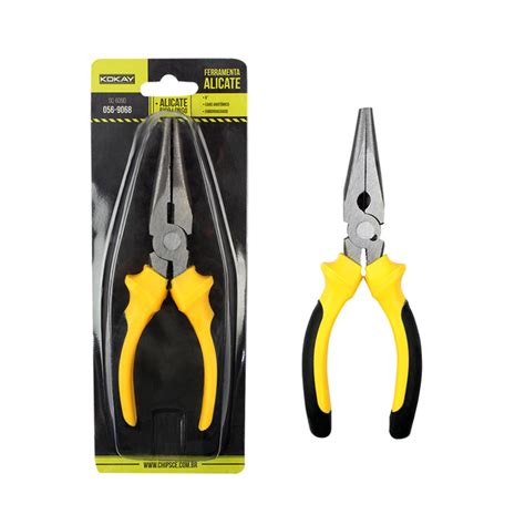 Alicate De Bico Meia Cana Reto 6 Polegadas Profissional Leroy Merlin