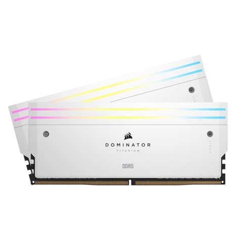 Corsair Dominator Titanium Rgb 96gb 6600mhz Ddr5 памет бял
