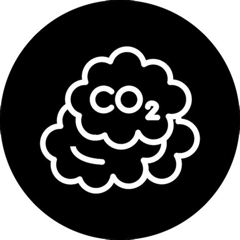 Premium Vector Co2 Icon Style