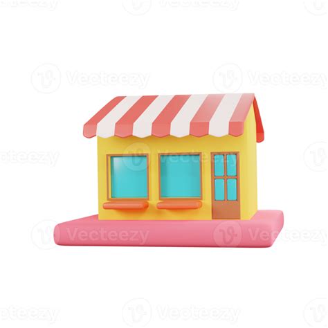 3d Minimal Rendering Store 22532253 Png
