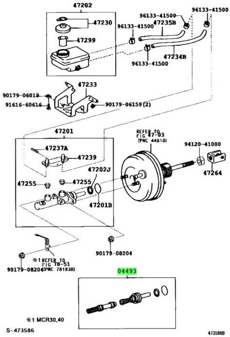 Buy Genuine Toyota 0449328160 04493 28160 Cylinder Kit Brake Master