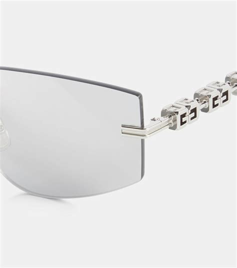 Givenchy 4gem Rectangular Sunglasses Givenchy