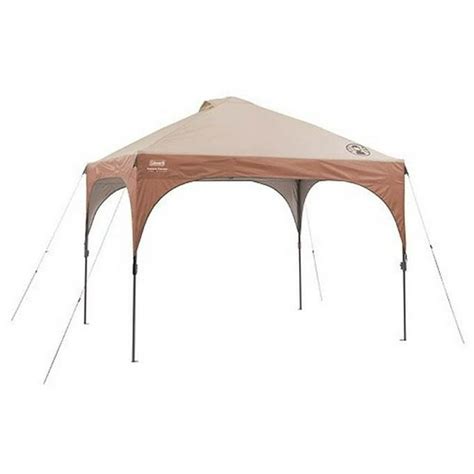Coleman 10 X 10 Pop Up Outdoor Canopy 400 Lumens Led Lights Uvguard