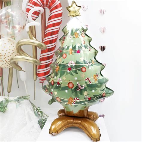 크리스마스 호일풍선 그라보 스탠딩에어벌룬 크리스마스트리 파티용품 홈파티 소품 Holiday Decor