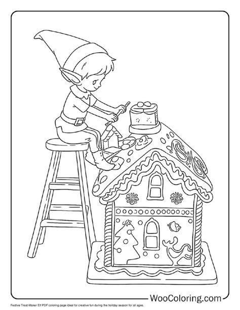 100 Elf Coloring Pages Free Pdf To Print Woo Coloring