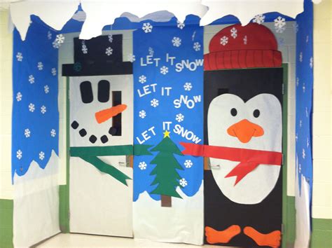 Winter Classroom Doors Door Decorations Classroom Christmas
