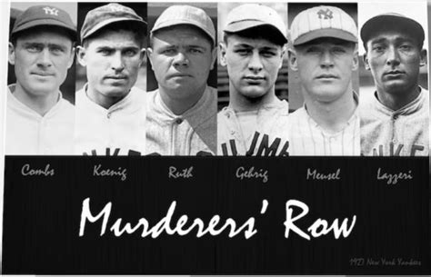 Baseball Legacies Murderers Row Baseball Reflections