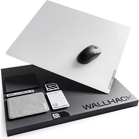 Wallhack 40 Glass Gaming Mousepad Professional Esport Mouse Mat With