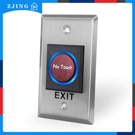 Touchless No Touch Door Infrared Sensor Exit Button Switch For Access Control Systems Gates And