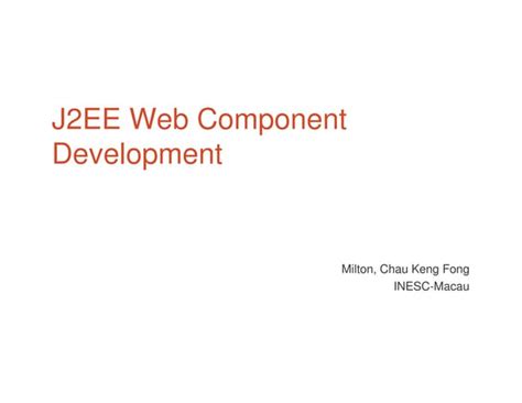 Web Componentdevelopment Pdf Web Development Internet