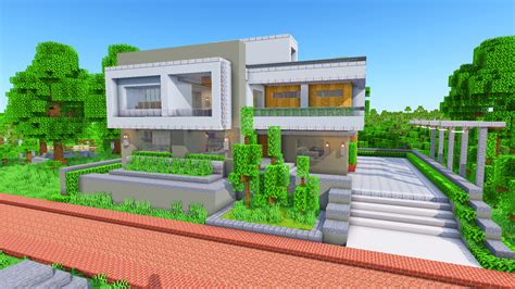 Minecraft Modern House 4 3d Guide Charliecustard Builds