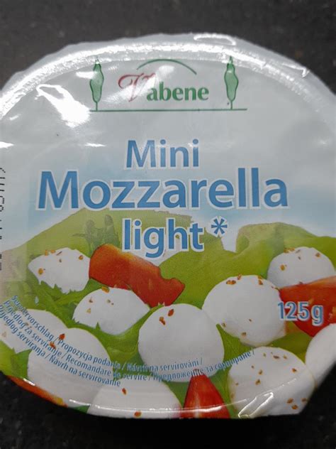 Mini Mozzarella Light Vabene Kalorie Kj A Nutriční Hodnoty Kalorickétabulky Cz