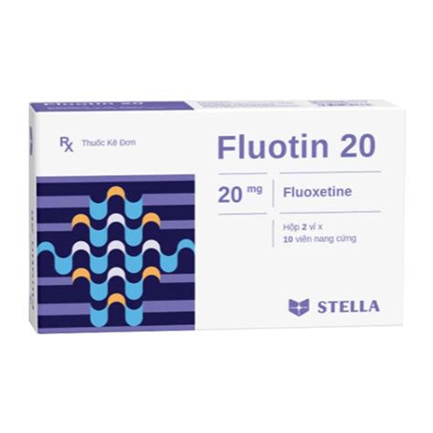 Fluotin 20 Hộp 20 Viên Điều Trị Bệnh Trầm Cảm