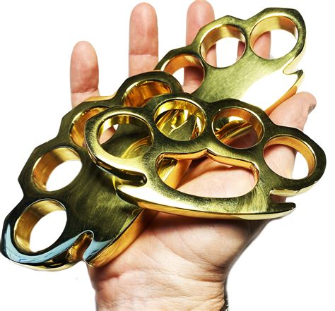 Solid Brass Knuckles Solid Virgin Brass American Made 2 Lb The