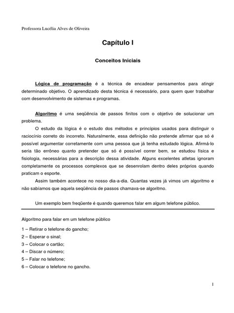 Introdução à Lógica De Programação Pdf Algoritmos Triângulo