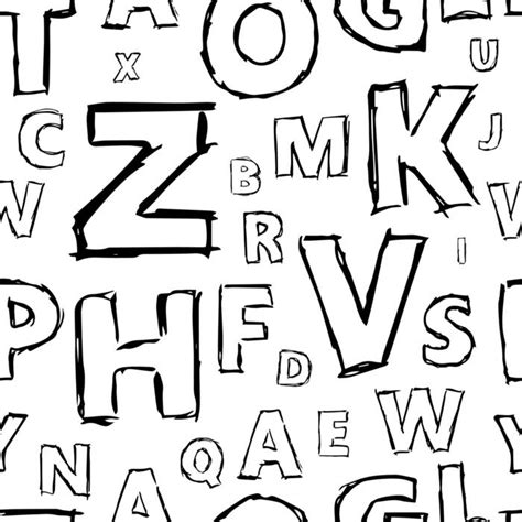 Black And White Alphabet Vector Art Icons And Graphics For Free Download