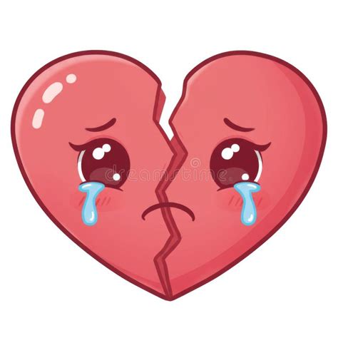Broken Heart Cartoon Illustration Stock Illustrations 4551 Broken