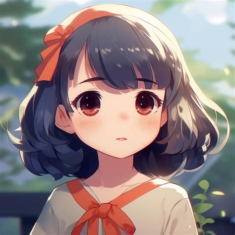 Premium Photo Cute Anime Style Character Illustration Generative Ai