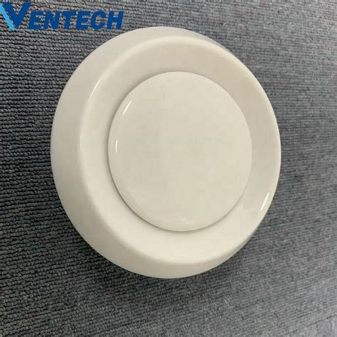 Hvac Ventilation Round Exhaust Air Plastic Disc Valve Diffuser Ventech