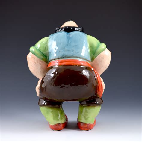 Mangiafuoco Dal Cartone Pinocchio Mario Bandini Manifattura Zaccagnini Firenze Anni 40