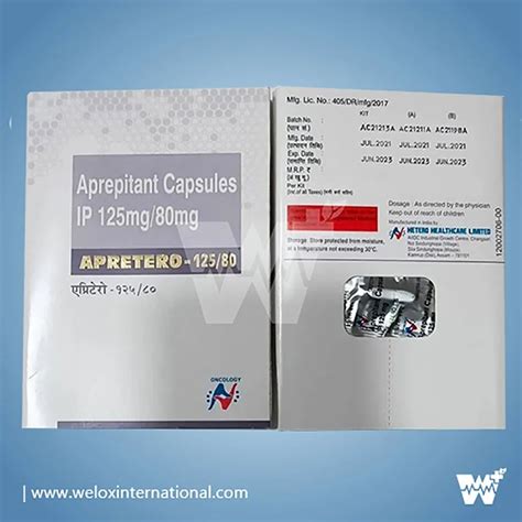 Apretero Aprepitant Capsule At Rs 3000 Stripe Aprepitant Capsule In Surat Id 2850759629548