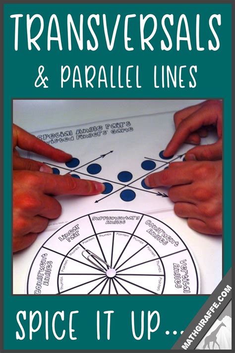 Fun Activities For Parallel Line Theorems Angle Pairs Along