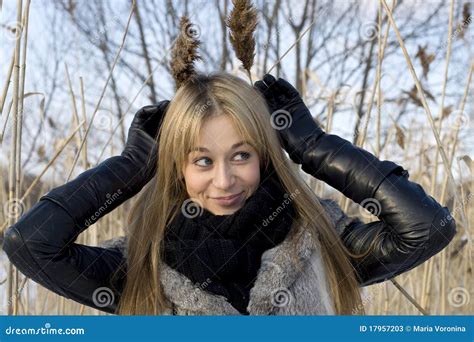 Girl Having Fun Outdoor Stock Image Image Of Cool Bright 17957203