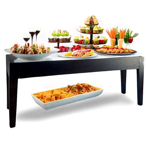 Download House Party Buffet Table Png Adq