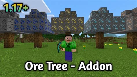 Ore Tree Addon Minecraft Pe Showcase Youtube